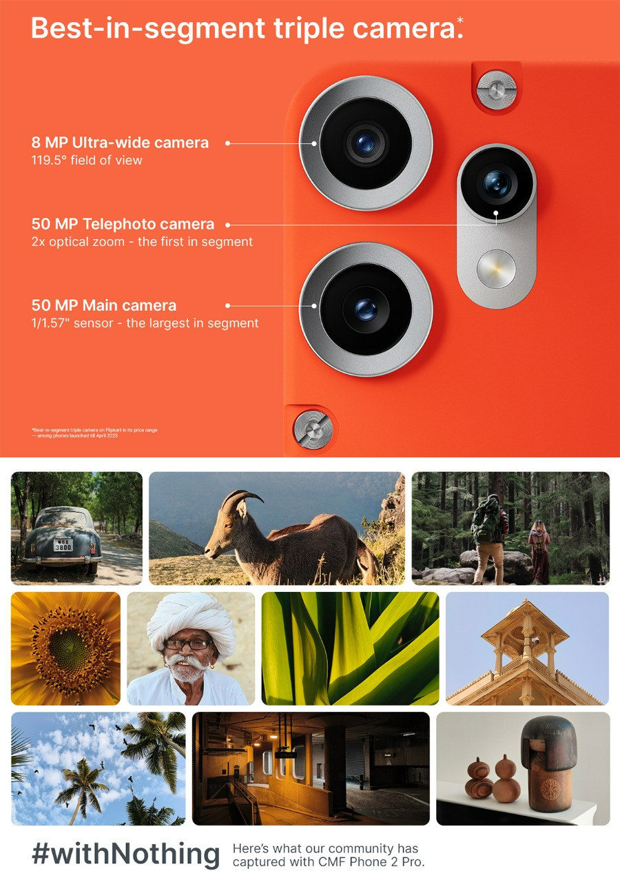 CMF Phone 2 Pro design, camera specifications officially confirmed ...