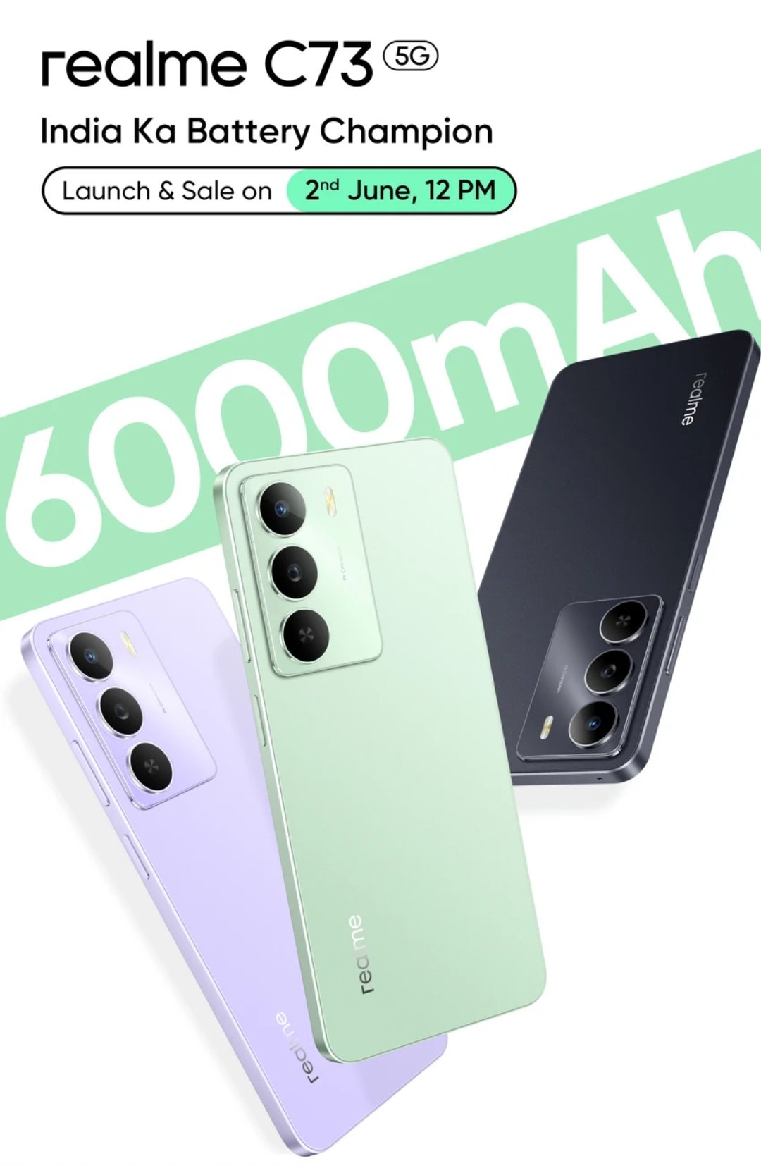 Save the date: Realme C73 5G is launching on June 2 - Playfuldroid!