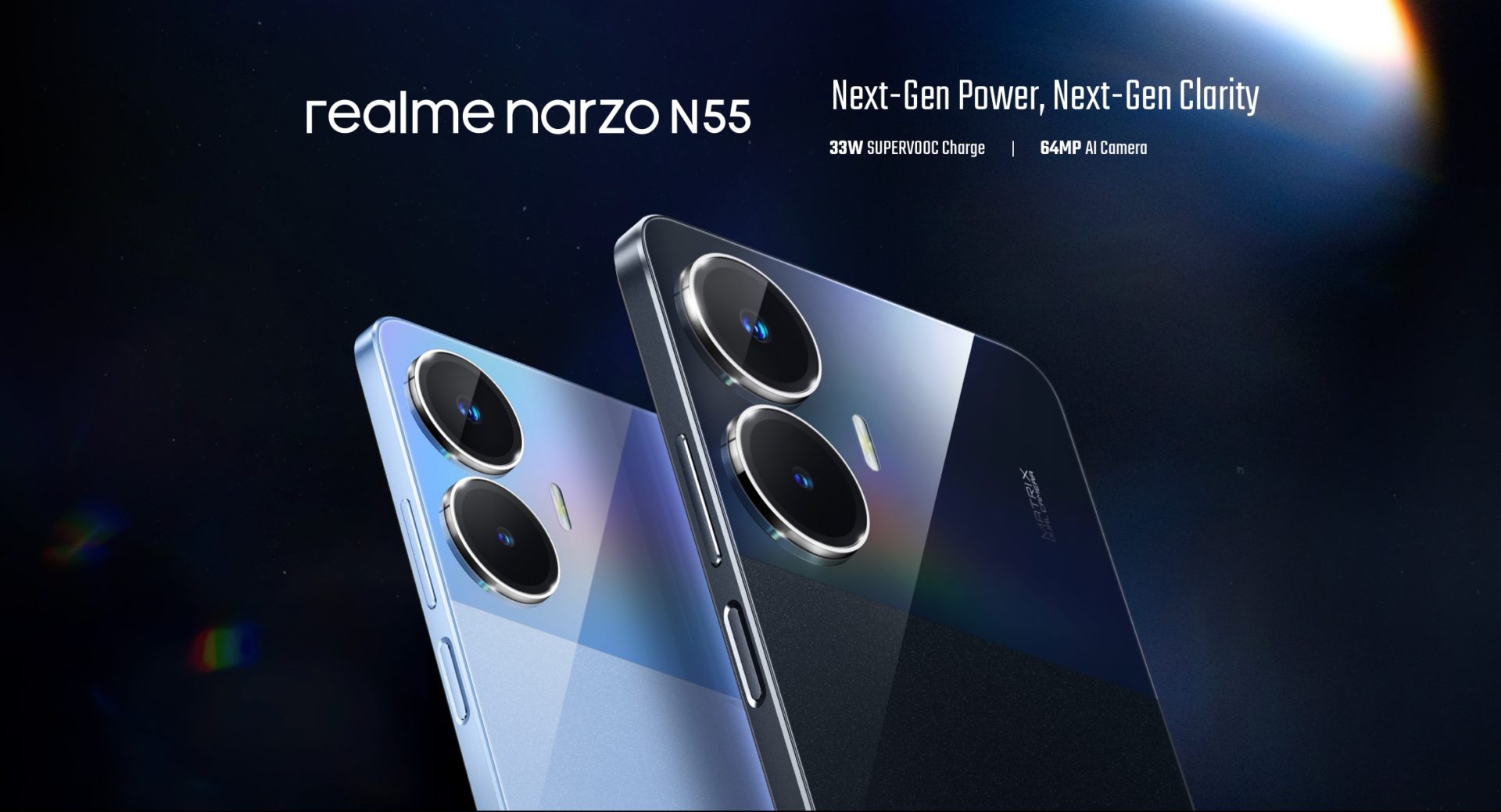 Official: Realme Narzo N55 debuts with MediaTek Helio G88, 64MP dual ...