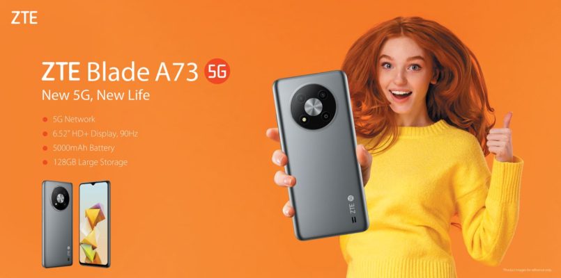 Official: ZTE launches the Blade A73 with UNISOC T760 chipset & 13MP ...