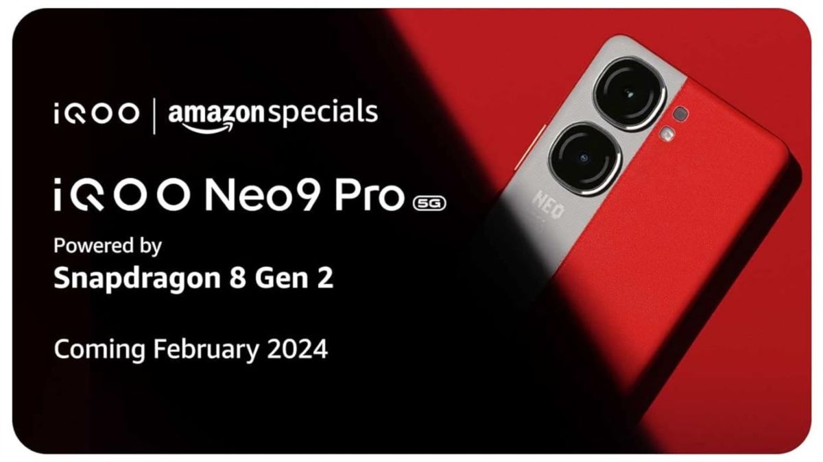 iQOO Neo 9 Pro powered by Snapdragon 8 Gen 2 confirmed to launch in February 2024 in India ...